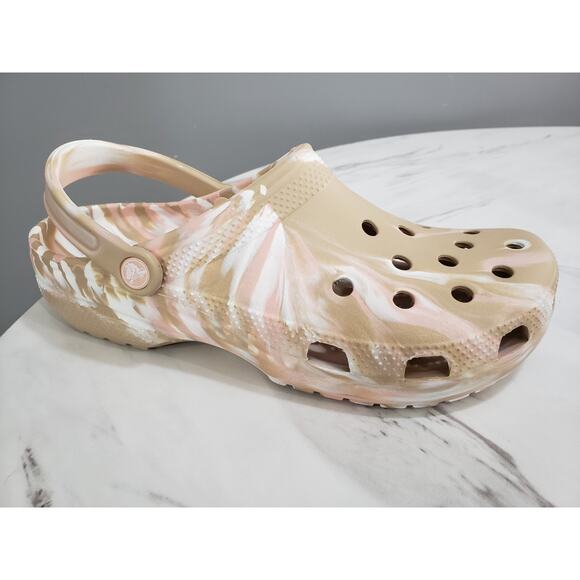 CROCS | Other | New Womens 4 Mens 12 Crocs Classic Chai Pink Taupe ...